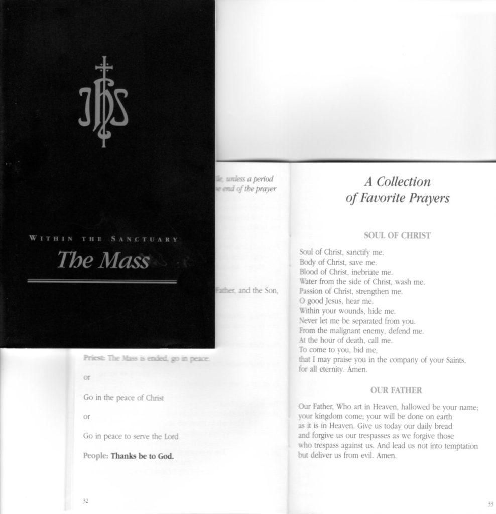 Padded Mass Folder Form – Our Lady of Angels Association